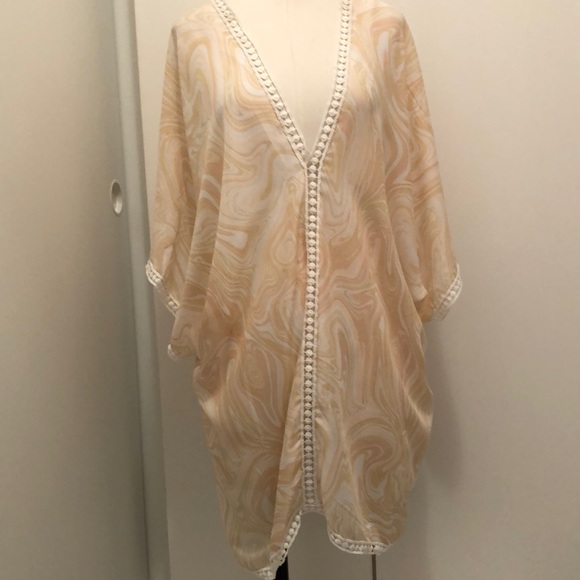 Ardene | Other | New With Tags Kimono Beautiful Pastel Print With ...